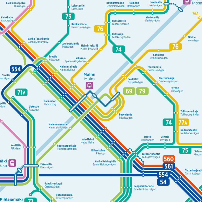 HSL Bus Map – Elmo Allén